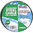 Amazon.com: Strata 100 Feet Clothesline Outdoor Heavy Duty Galvanized ...