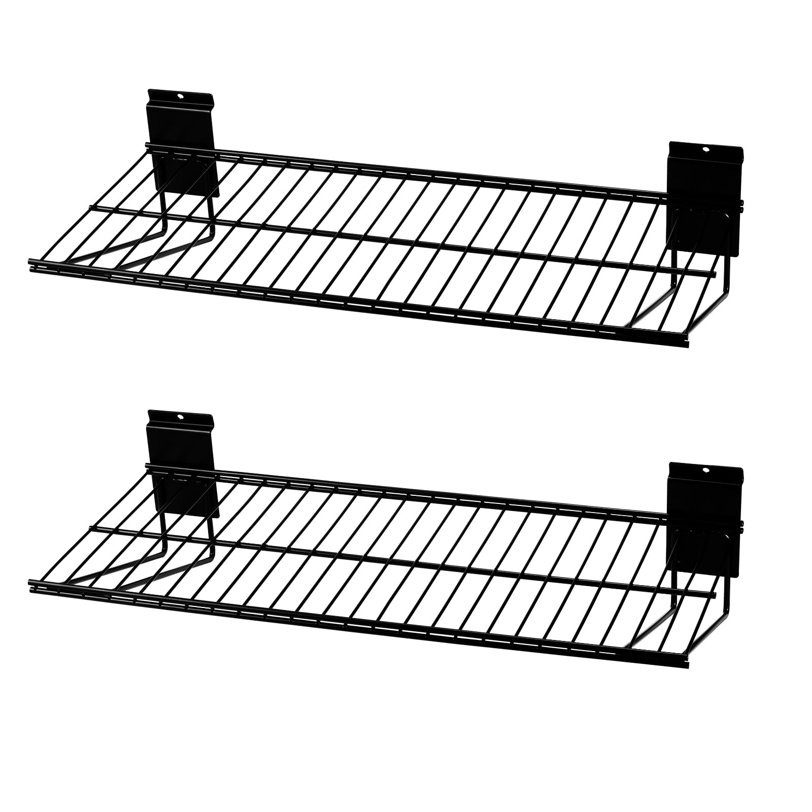 PYBTOOL Slatwall Shelves, Slatwall Accessories, Slat Wall Wire Shelf ...