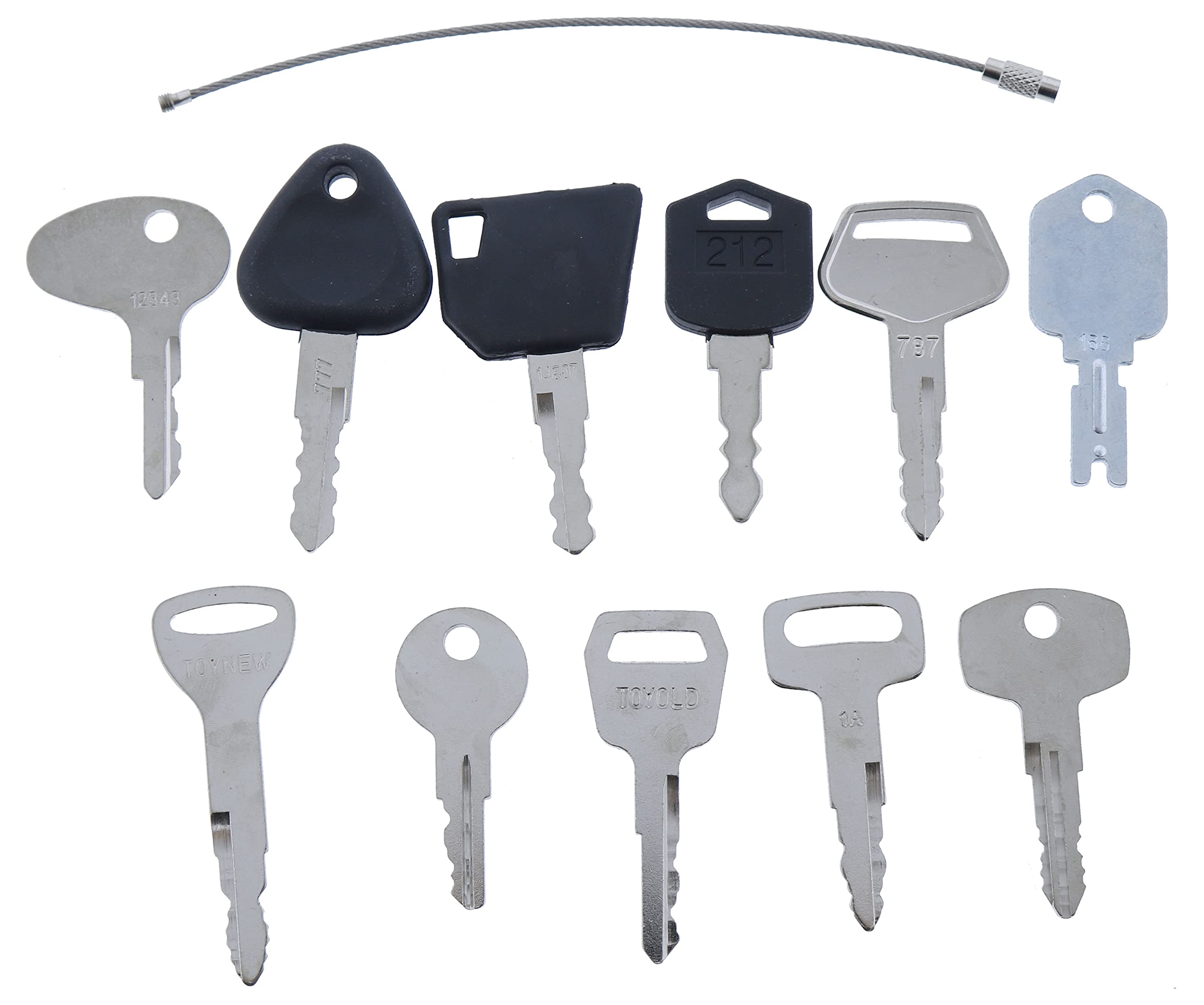 Mua Solarhome 12 Forklift Key Set Forklift Keys Master Set Ignition Key ...