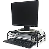 Amazon.com: Mind Reader Monitor Stand, Ventilated Laptop Riser, Paper ...