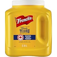 French's Yellow Mustard (2 X 830 mililiter), 1660 milliliters : Amazon ...
