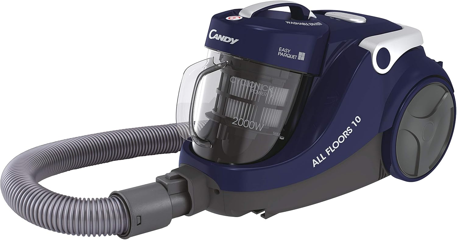 Candy CAF10, Vacuum Cleaner, Grey & Blue, 850 W, 1.7 liters – BigaMart