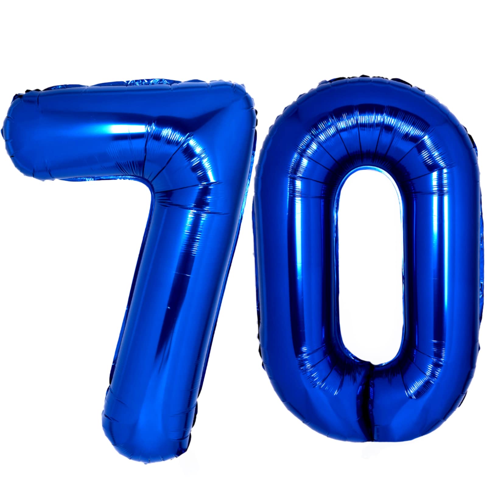 40 Inch navy Blue 70 Number Balloons Big Giant Jumbo Large Number 70 ...