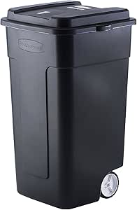 Amazon.com: Rubbermaid FG285100BLA Roughneck Trash Can, 50 gal, Plastic Green: Home & Kitchen