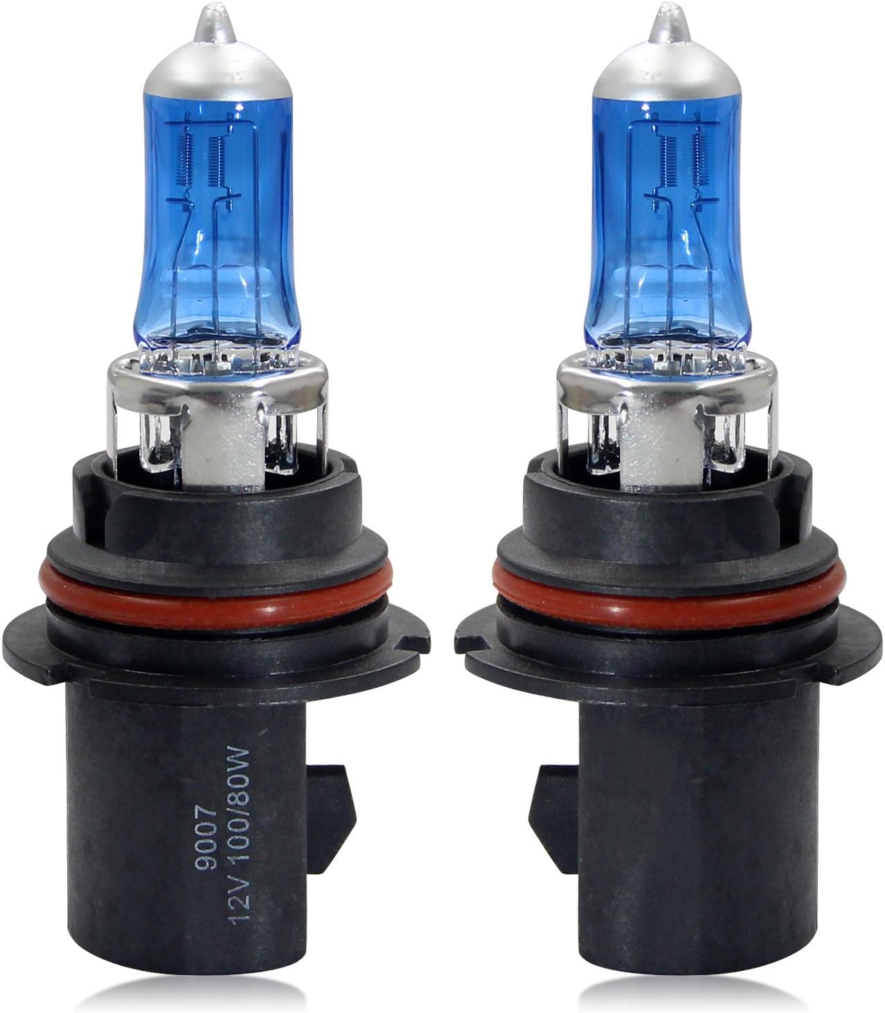 Winpower HB5/ 9007 Halogen Headlight Bulbs 100W/80W 5000K Warm White ...