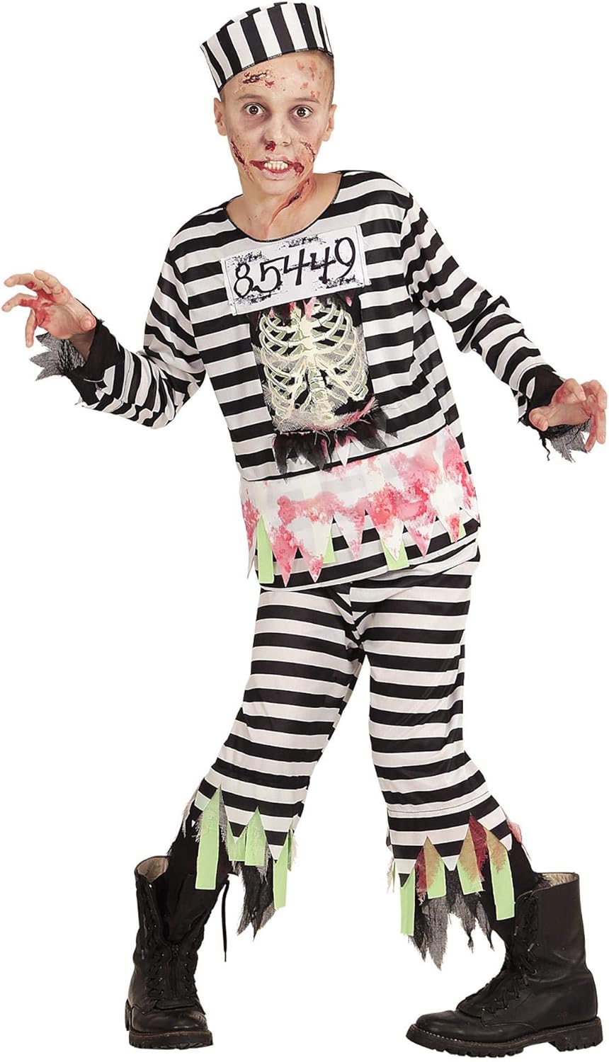 WIDMANN 11011669 Children’s Zombie Convict Costume, 140 cm – BigaMart