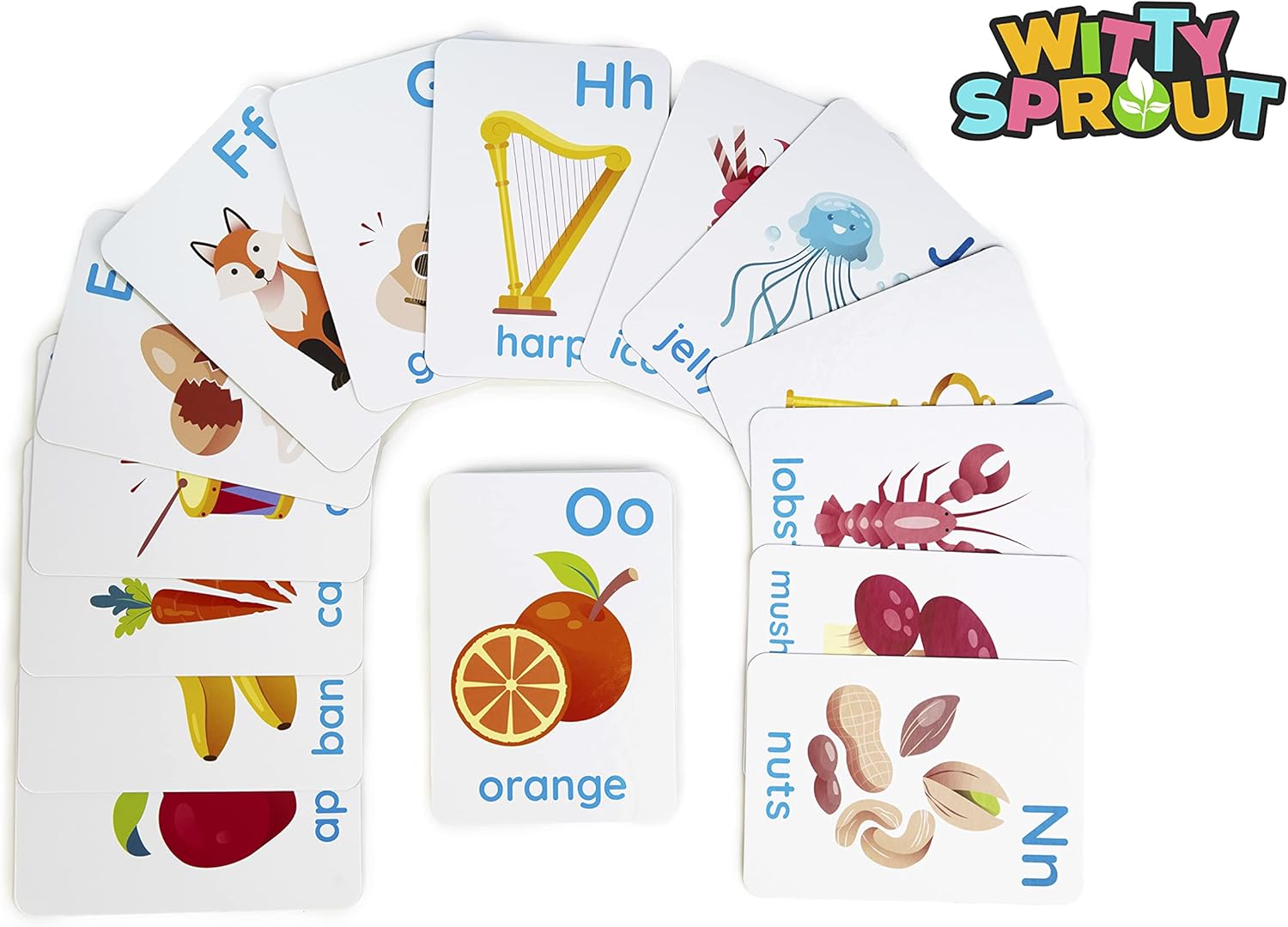 Witty Sprout English Alphabet Flashcards – BigaMart