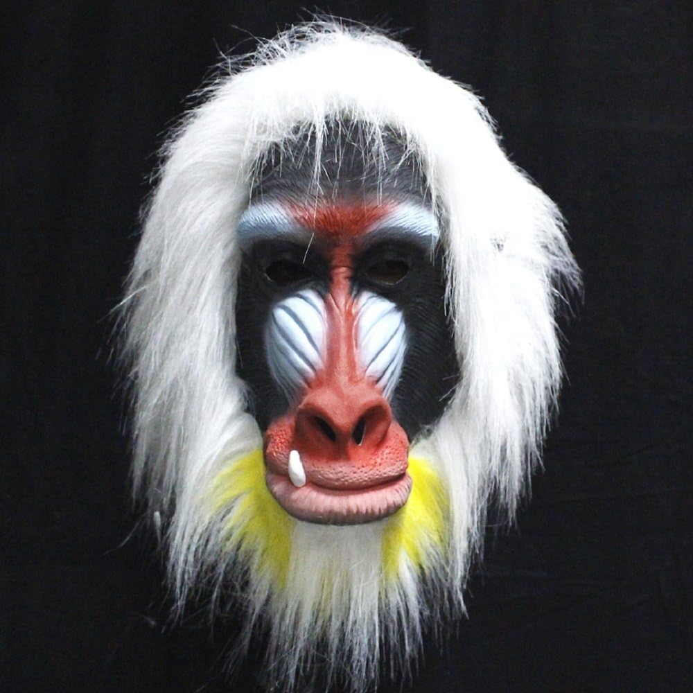 Baboon Mask Fancy Dress Fun for Events and Parties Animal Jungle Fun ...