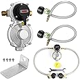 Amazon.com : RV Propane Regulator 2 Tank-2-Stage Auto Changeover LP Propane Regulator for RV ...