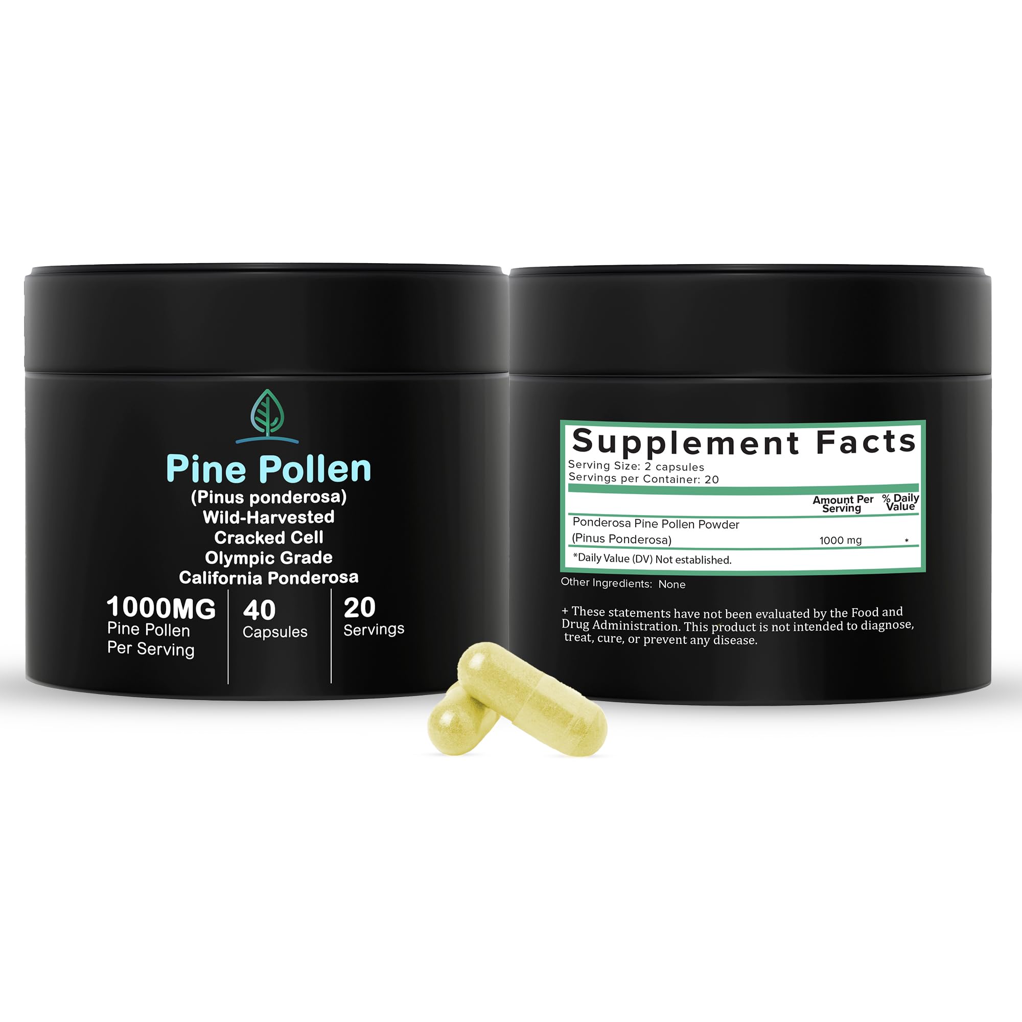 Mua Holistic Bin Pine Pollen Capsules 500mg (Pinus Ponderosa) - Wild ...