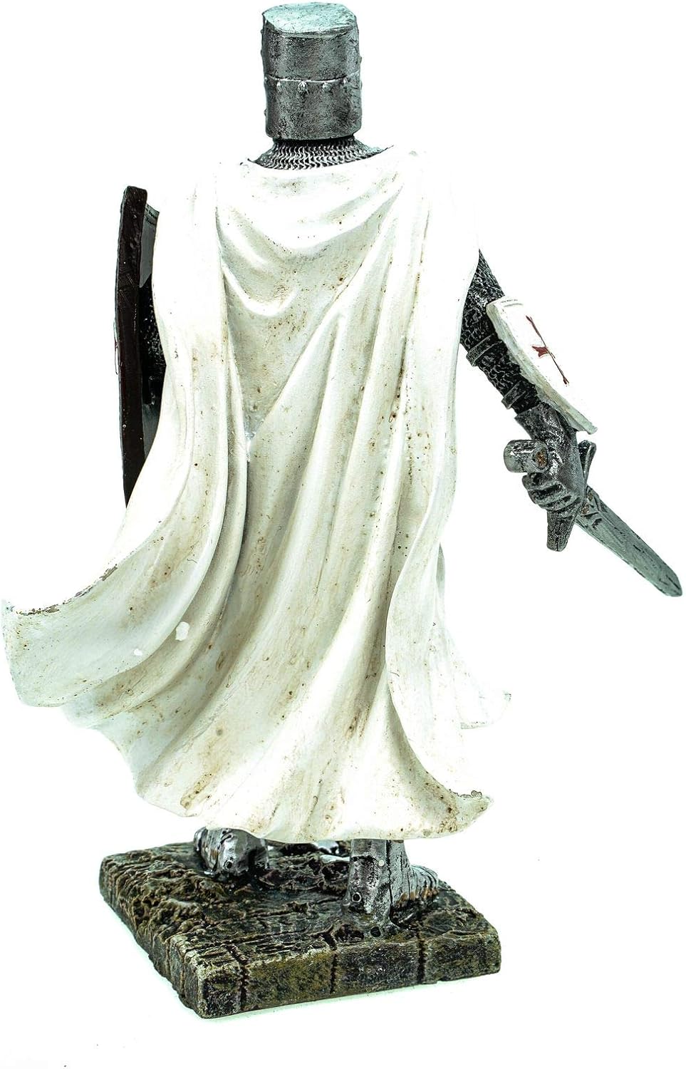 Golden Future German Knight Templar with Sword and Shield, White/Red ...