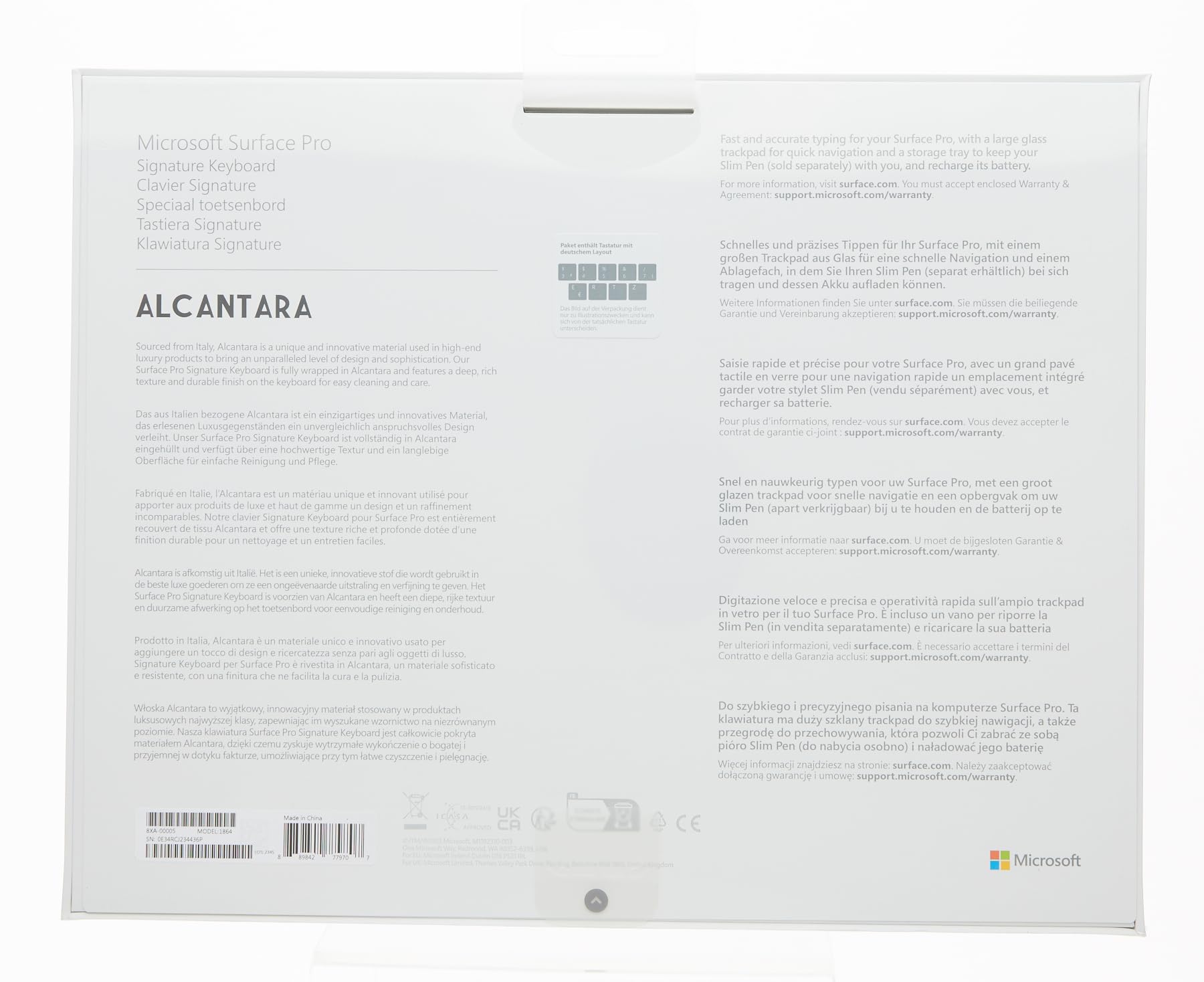 Mua Microsoft Surface Pro 8 / 9 / X Signature Keyboard Black trên ...