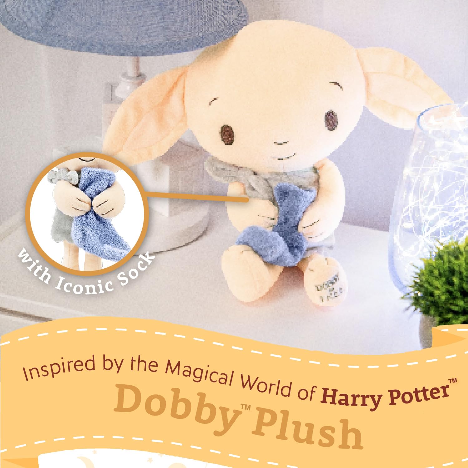 Mua Harry Potter Dobby Plush Weighted Stuffed Animal The Lovable House ...