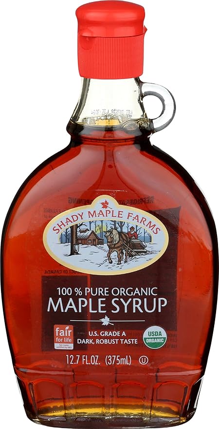 Amazon.com : Shady Maple Farms Maple Syrup, Og, Gr B, Glass, 12.70 ...