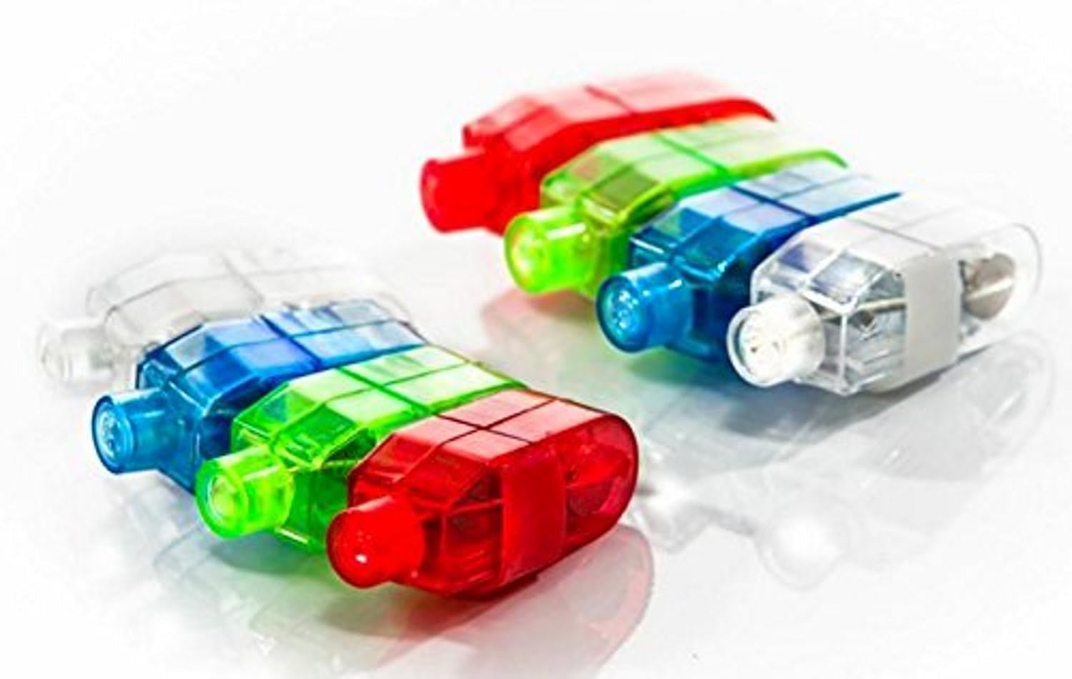 40 Pack - Super Bright Finger Flashlights - LED Finger Lamps - Rave ...