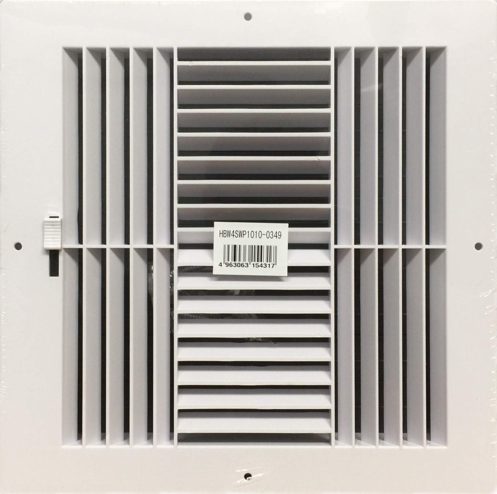 Buy Four-Way Plastic Register Side Wall/Ceiling air Register with Multi ...