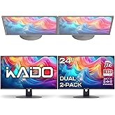 Amazon.com: Kado Dual Monitor Setup - 2-Pack 24" Curved 1920x1080 ...
