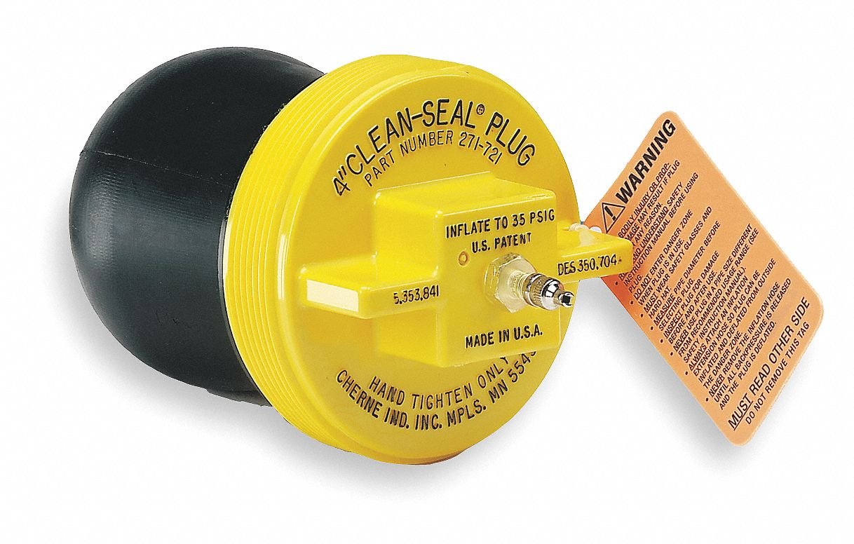 Pipe Plug, Pneumatic, 1.5 In, Rubber: Amazon.com: Industrial & Scientific