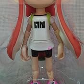 Amazon.com: World of Nintendo Inkling Girl with Blaster Action Figure ...