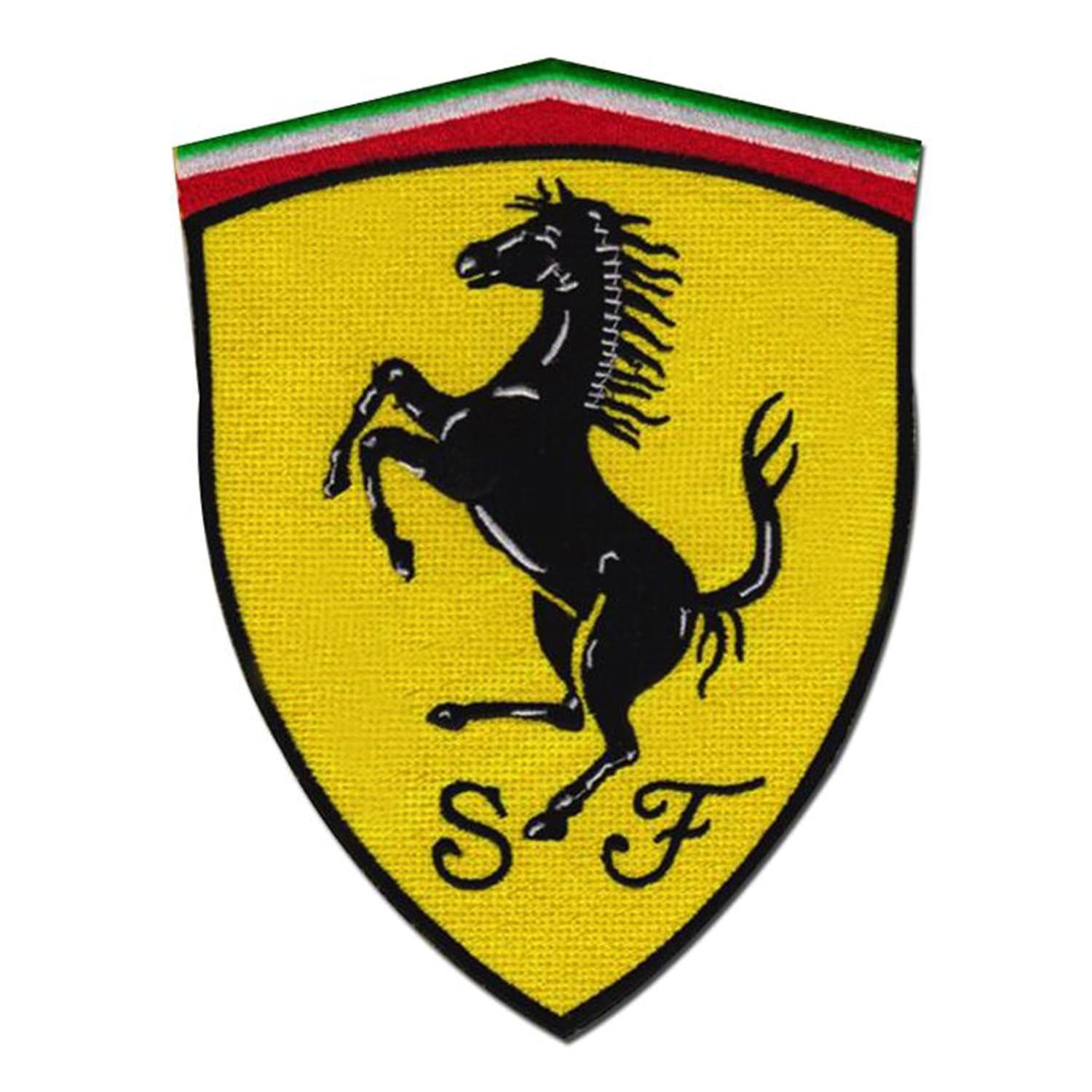 Ferrari Embroidered Iron on Patch ,Sew On Car Logo Clothes Clothing ...