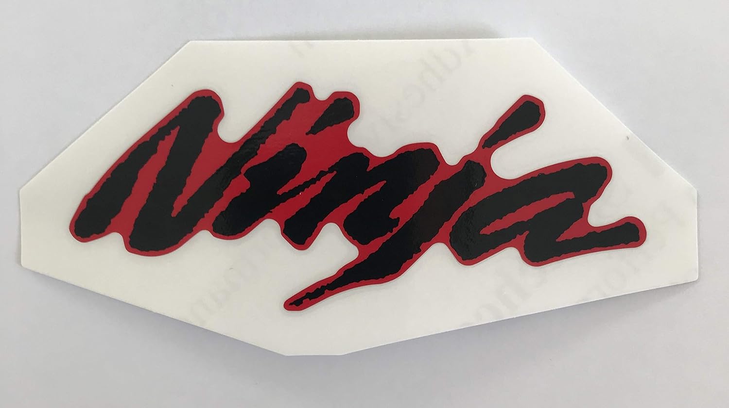 Kawasaki 100% GENUINE ORIGINAL NINJA Fuel Tank Sticker Decal Black/Red ...