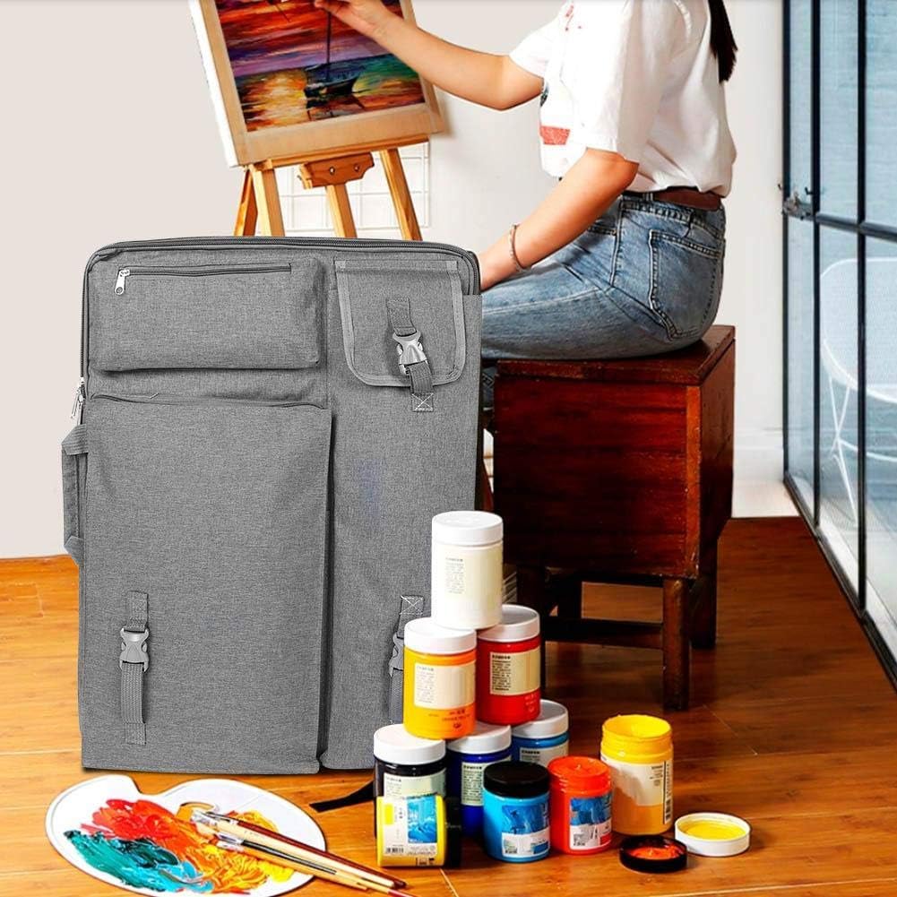 4K Art Portfolio Case Artist Backpack and Tote Cloth Bag Waterproof ...