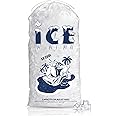 Amazon.com: 50 Pack Ice Bags 20 lb, Heavy-Duty Ice Bags with Drawstring ...