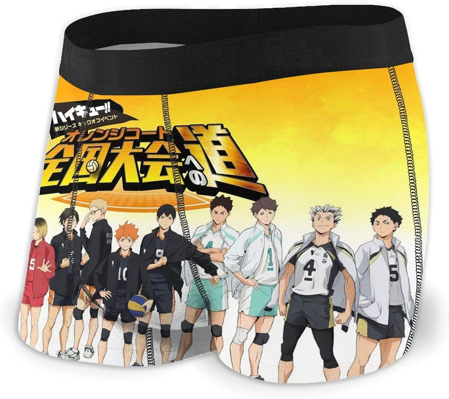 Haikyuu Men'S Boxer Briefs Anime Mens Soft Underwear Man Breathable ...