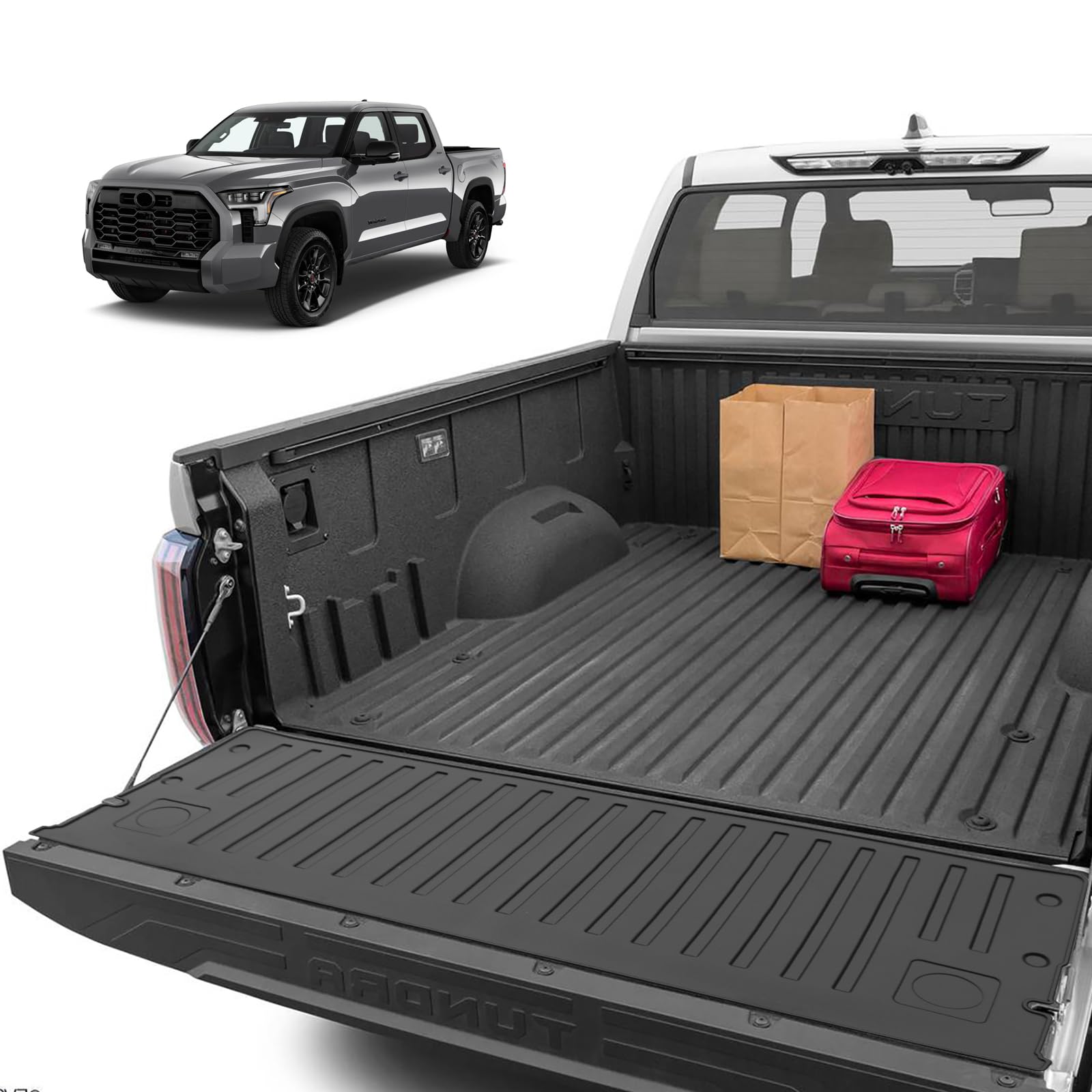 Yonugli Custom for 2022 2023 2024 2025 Toyota Tundra Trunk Tailgate Mat ...