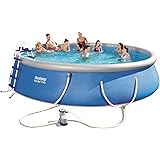 Amazon.com : 18' x 48" Intex Easy Set Pool Package : Above Ground ...