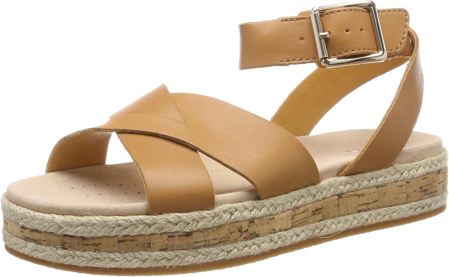Clarks Women's Botanic Poppy Ankle Strap Sandals, Brown (Light Tan ...