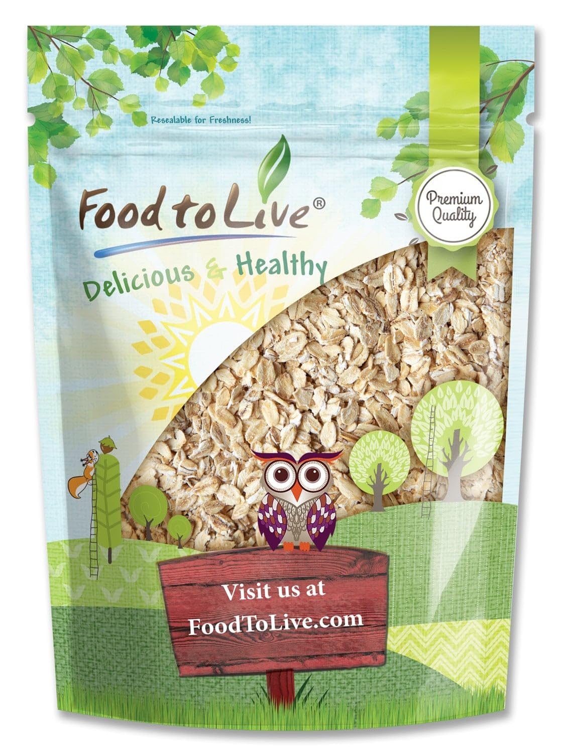 Mua Quick Cooking Rolled Oats, 8 Ounces – One Minute Oatmeal, Whole ...