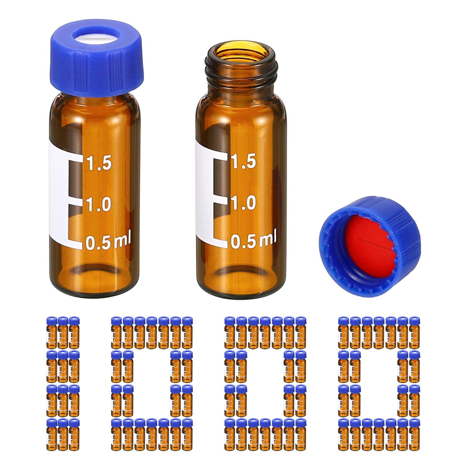 Mua PATIKIL 2ml Autosampler Vial, 1000 Pack Pre-Slit Septa HPLC/GC ...