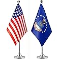 Amazon.com: WXTWK 2 Pack American USA Air Force Desk Flag Small Mini US ...