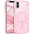 Amazon.com: BENTOBEN for iPhone Xs Max Case Protective Cover Cases Pink | Cute Butterfly Pattern ...
