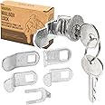 Amazon.com: Mailbox Lock Replacement - Universal Mailbox Locks with Keys - Easy to Install Mail ...