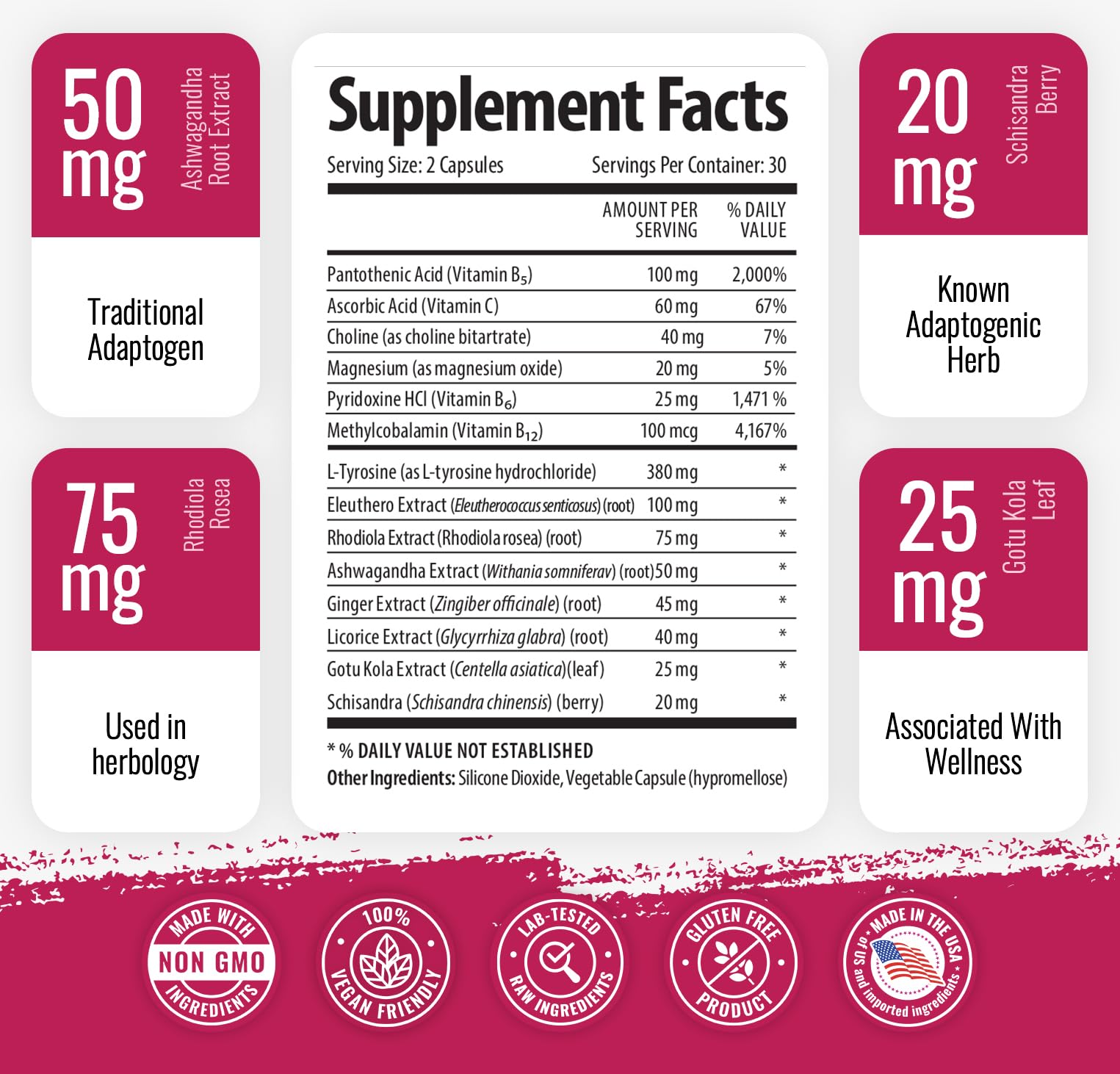 Mua 1 Body Ashwagandha Complex Supplement - Adaptogen Formula - Focus ...