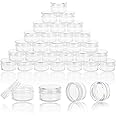 Amazon.com: 100 Count 3 Gram Sample Containers, Clear Lip Balm ...