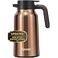 Amazon.com: Thermal Coffee Carafe 70 oz - 12 Hour Stainless Steel Carafes for Hot Liquids ...