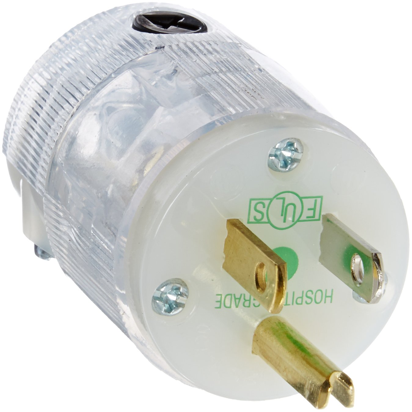 Straight Blade Devices, Male Plug, Insulgrip, Hospital Grade, Straight ...