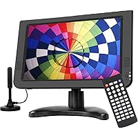 Amazon.com: GJY Portable TV,10.6 inch Mini TV for ATSC Digital Tuner ...