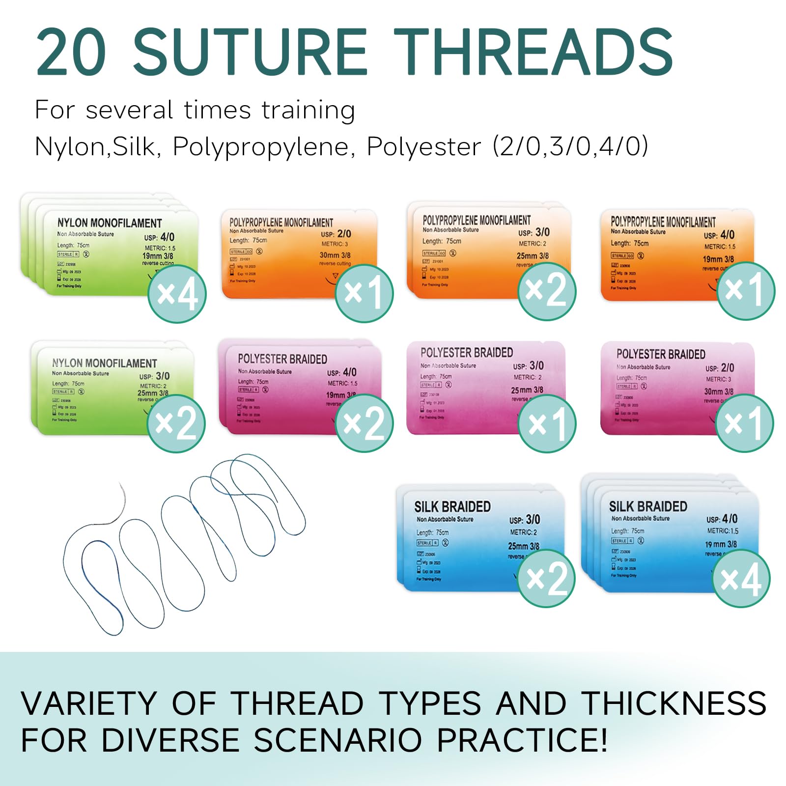 Mua Suture Practice Complete Kit for Medical Students (30 Pieces ...