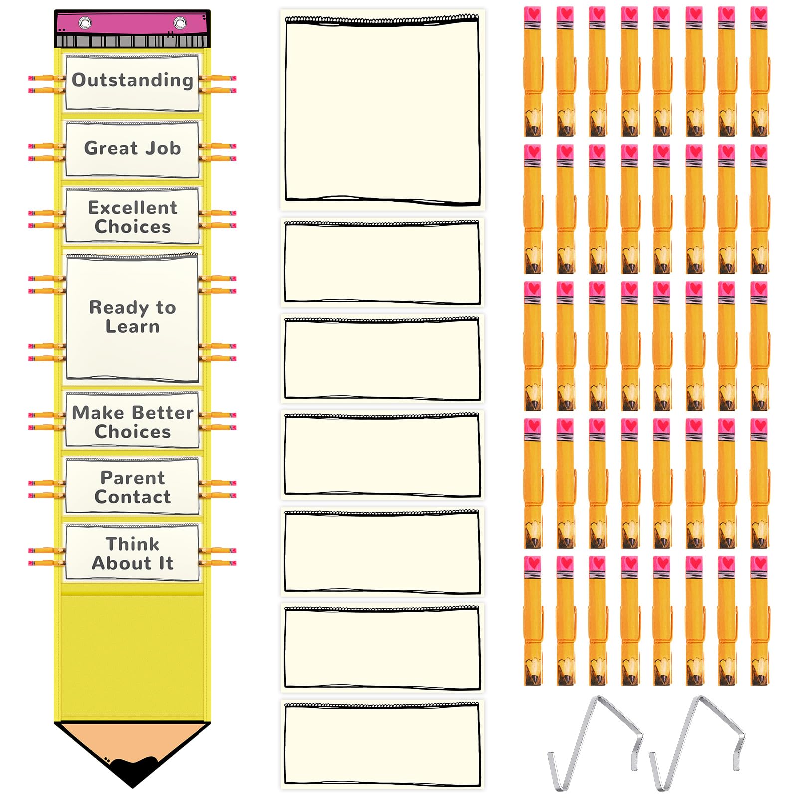 AmazingSpark Classroom Behavior Chart for Student Management Pencil ...