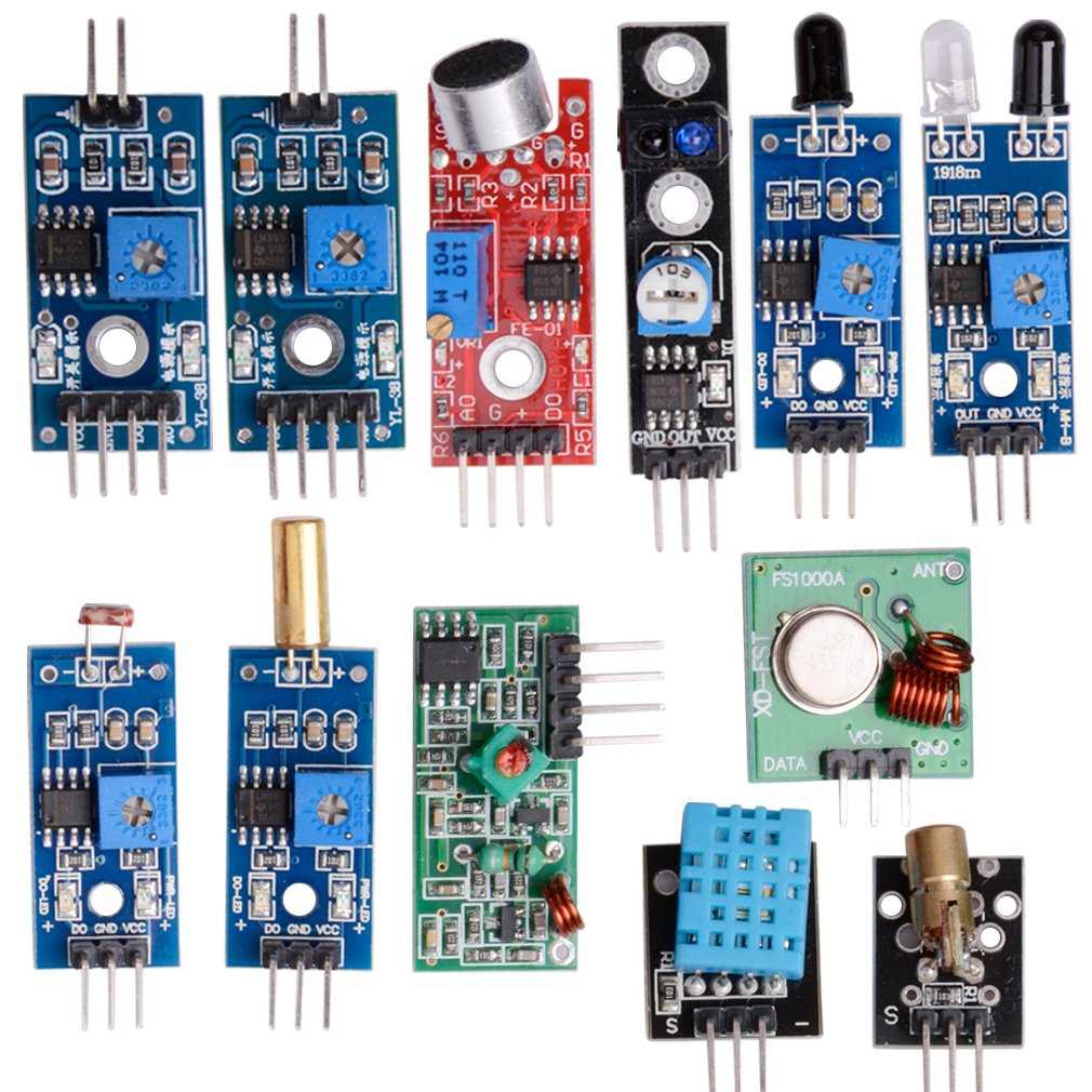 CJRSLRB 16pcs/lots Sensor Module Board Package 16 Kinds Of Sensor Set ...