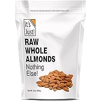 Amazon.com : It's Just - Raw Whole Almonds, from California, 32oz (2lbs ...