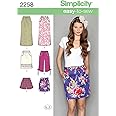 Amazon.com: Simplicity Easy-to-Sew Pattern 2258 Misses Pull-on Skirt ...