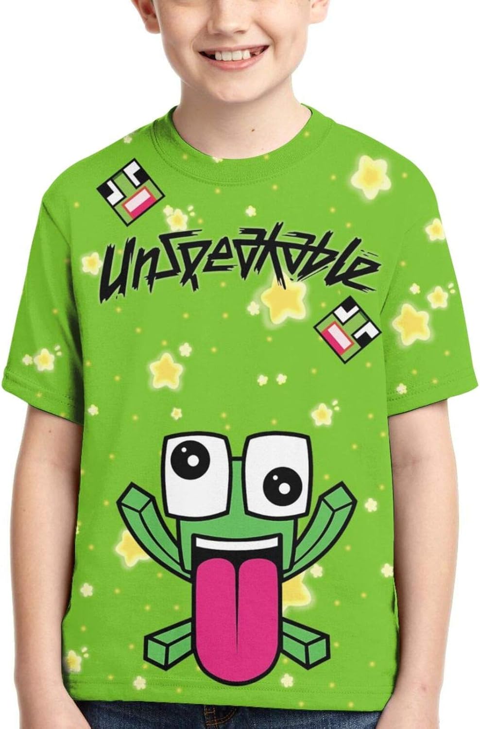 GIPHOJO Boys Girls Unspeakable T Shirts Unisex 3D Printed Graphic Tops ...