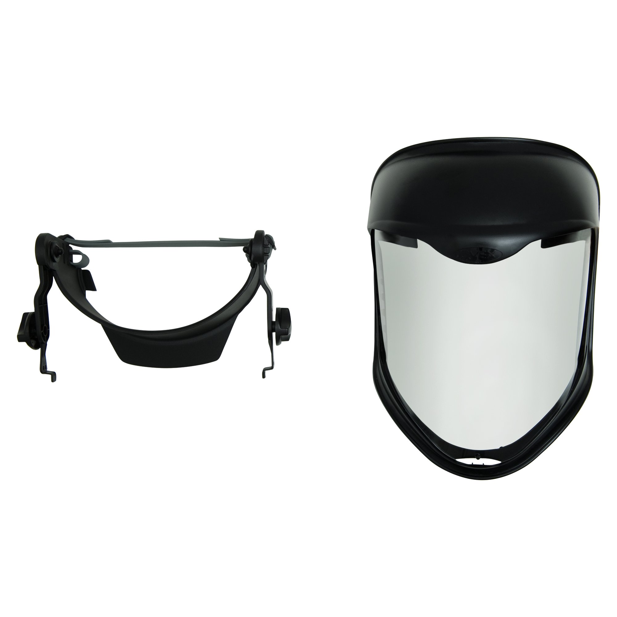 Honeywell Uvex Bionic Face Shield With Hard Hat Adapter And Clear ...