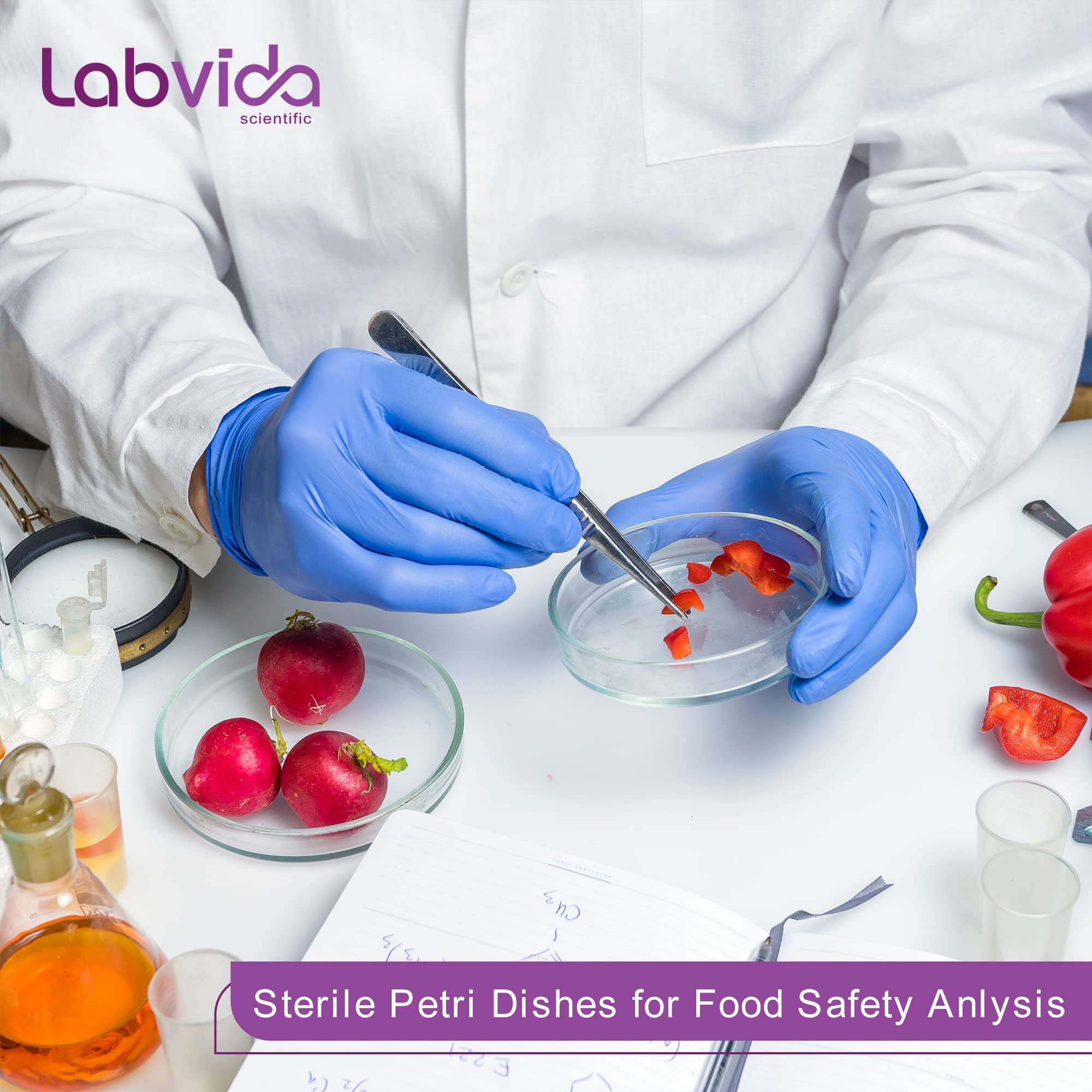 Mua Labvida 20-Pack Sterile Petri Dishes with Lids - 90mm Diameter ...