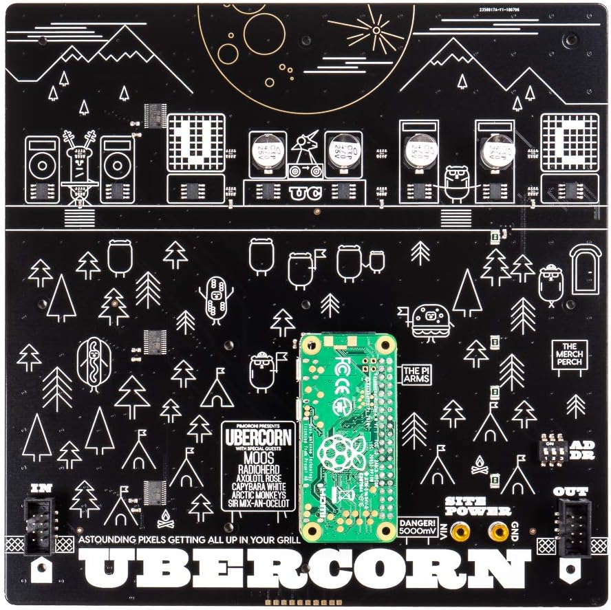 Ubercorn – 256 big, bright, colourful pixels on a 16×16 matrix that you ...